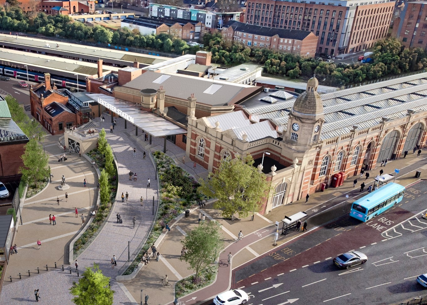 Final designs for Leicester’s railway station revamp revealed ...