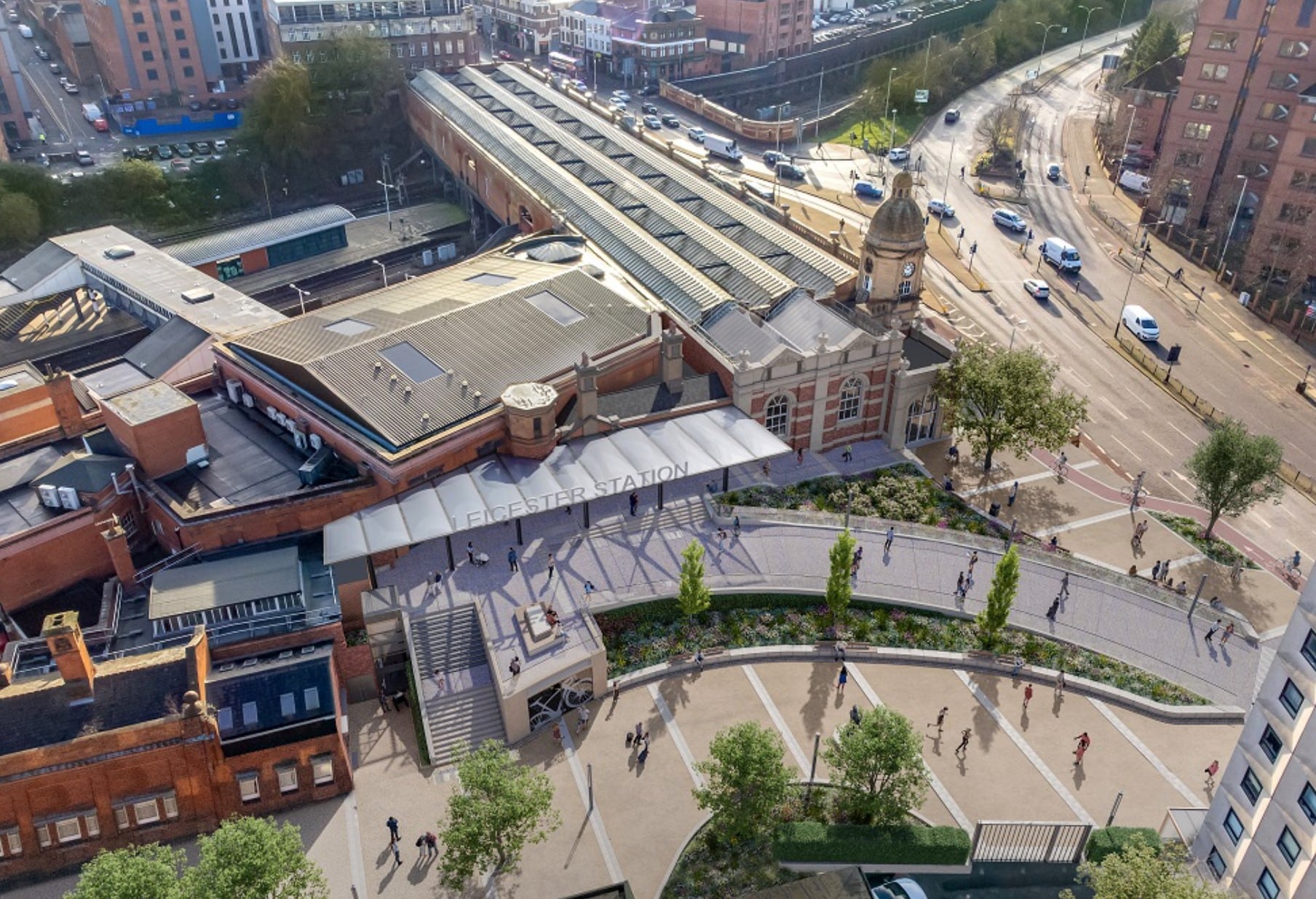 Final designs for Leicester’s railway station revamp revealed ...