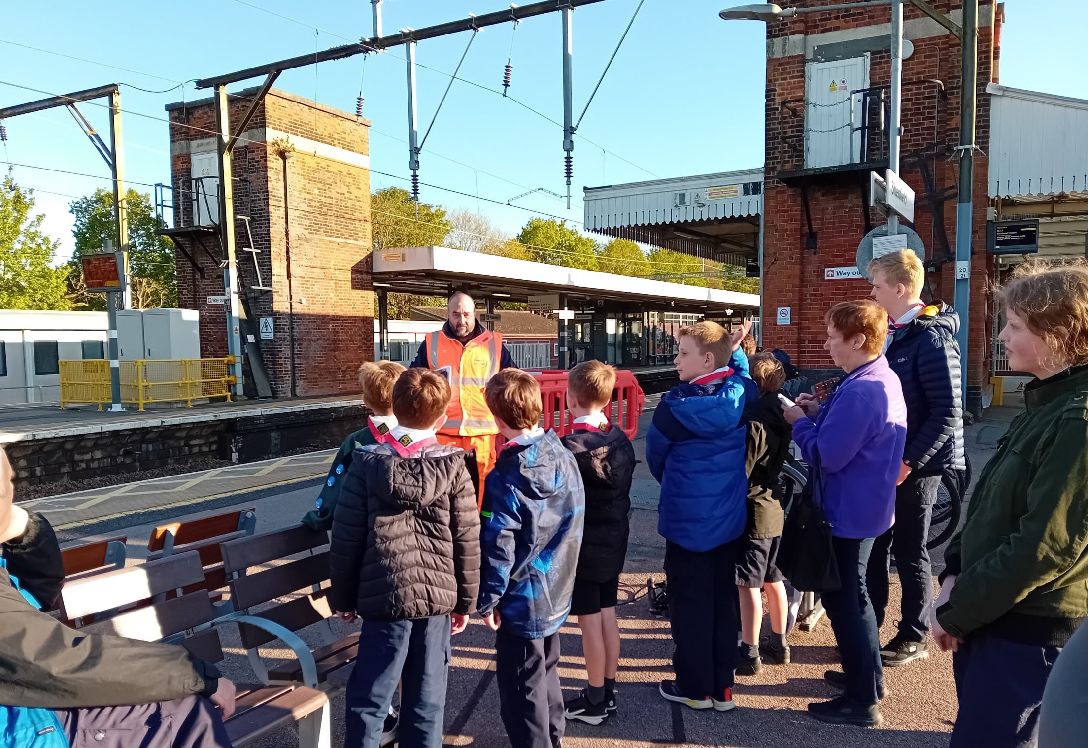 Scout groups work with the railway to earn newly created badge ...
