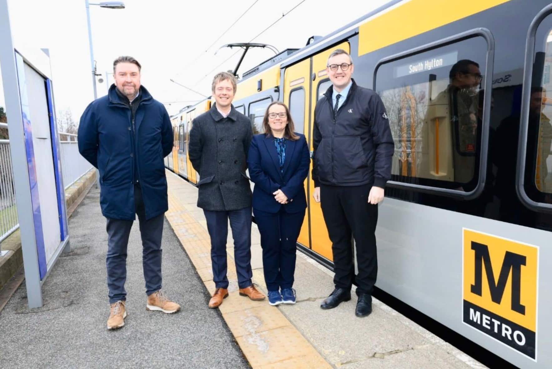 New Tyne and Wear Metro fleet enters customer service on the Sunderland ...