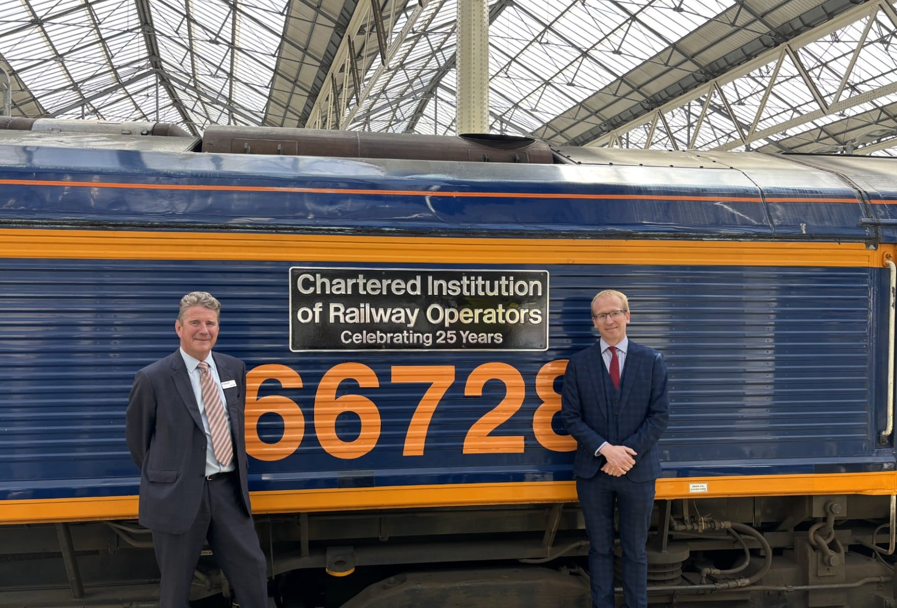 GB Railfreight celebrates CIRO's 25th birthday at Waterloo Station ...