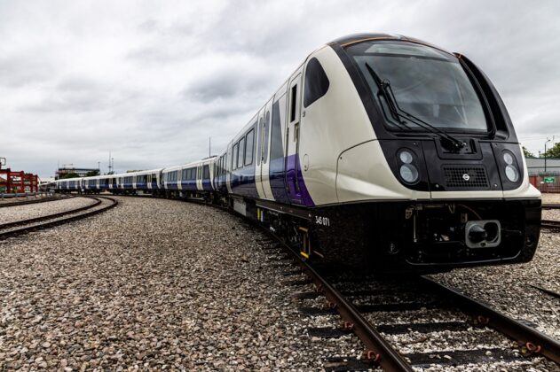 First of 10 new Elizabeth line trains enters the test track in Derby as ...