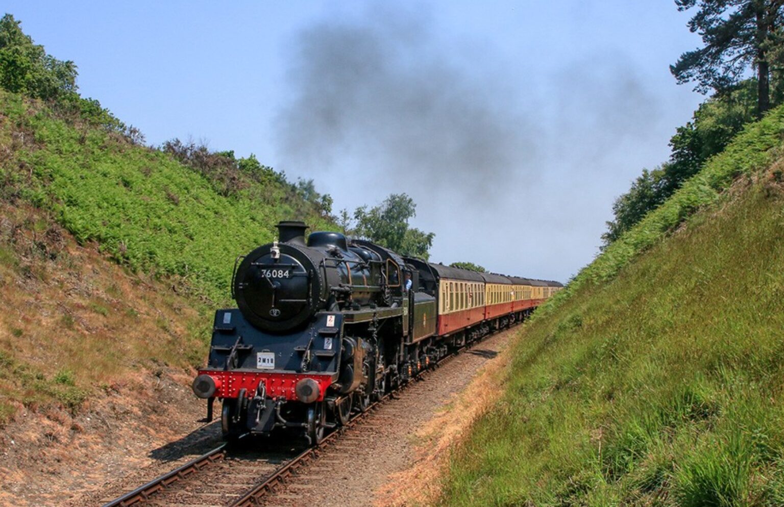 Long-term future of steam locomotive 76084 secured at North Norfolk ...