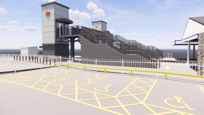Bridge installation begins at Tenby rail station | RailBusinessDaily